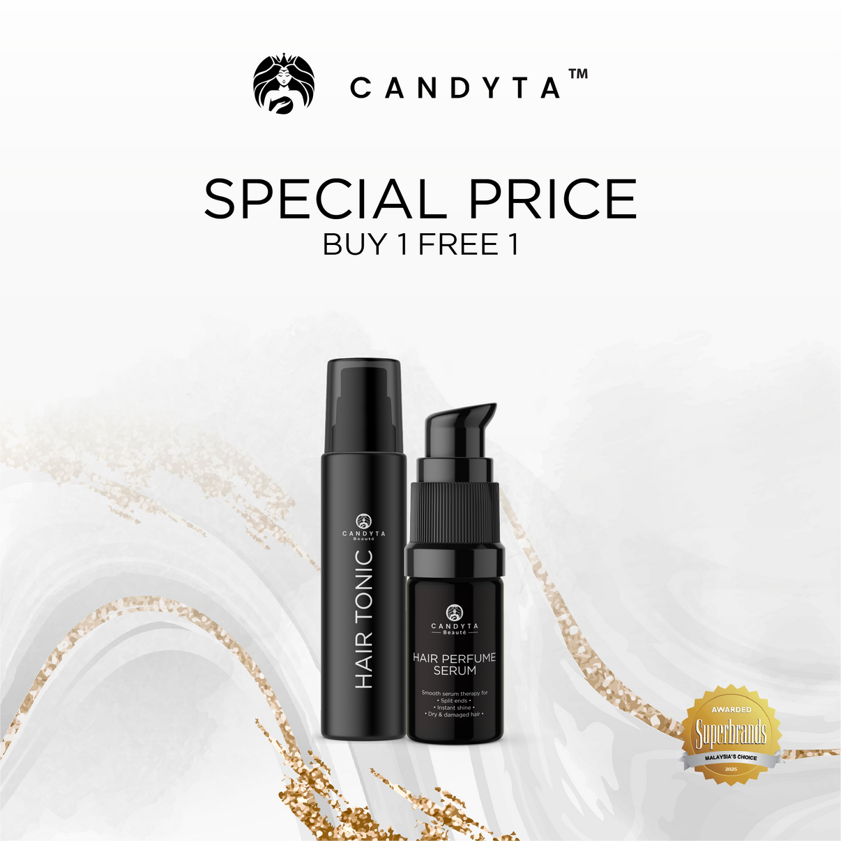 Candyta Combo – Hair Serum + Hair Tonic (Buy 1 Free 1) – Candyta Shop
